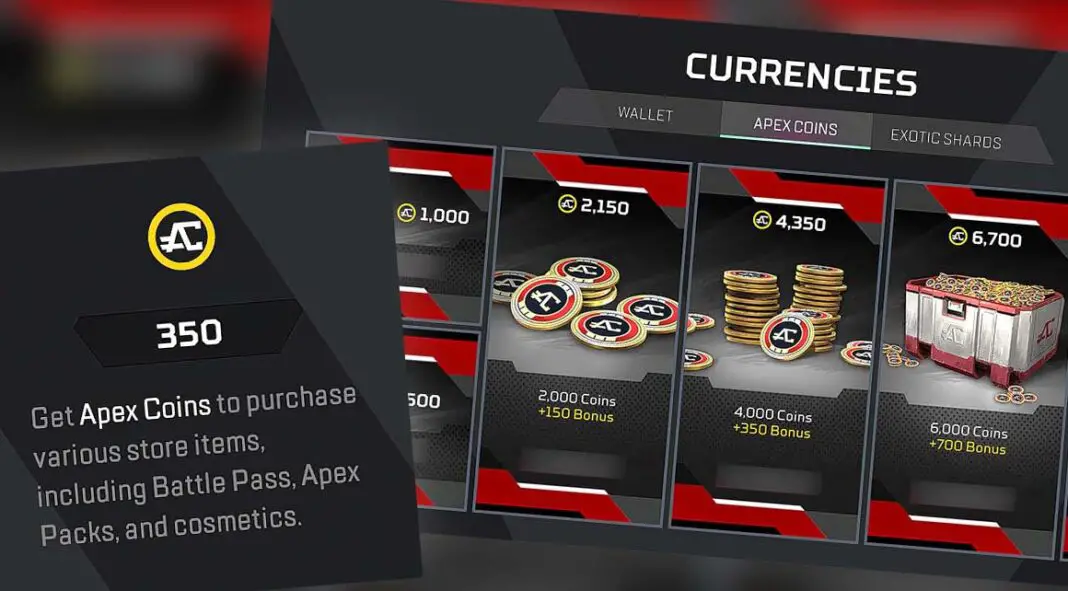 Apex Legends Coins to USD Calculator Tool - Tech Tactician