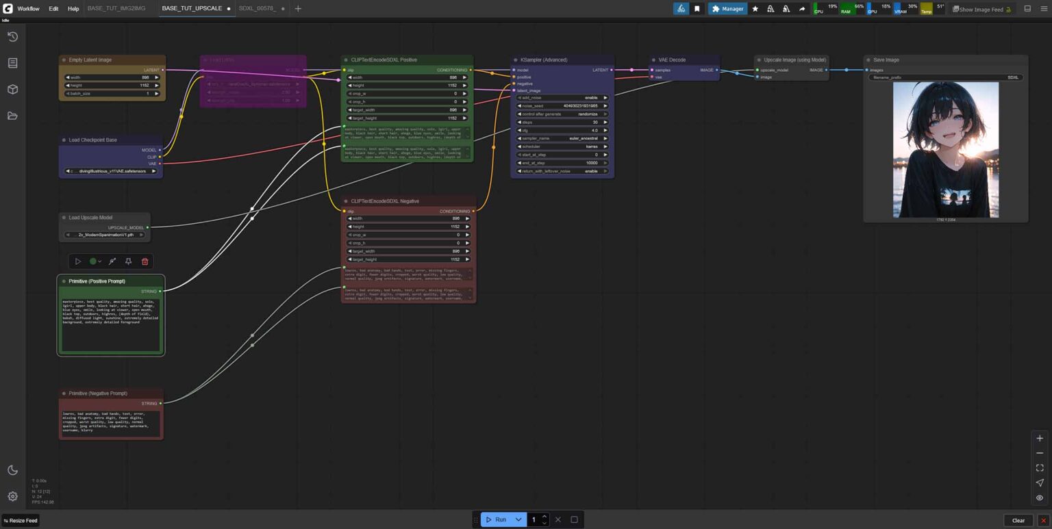 Basic ComfyUI SDXL Workflows - No Custom Nodes - Tech Tactician