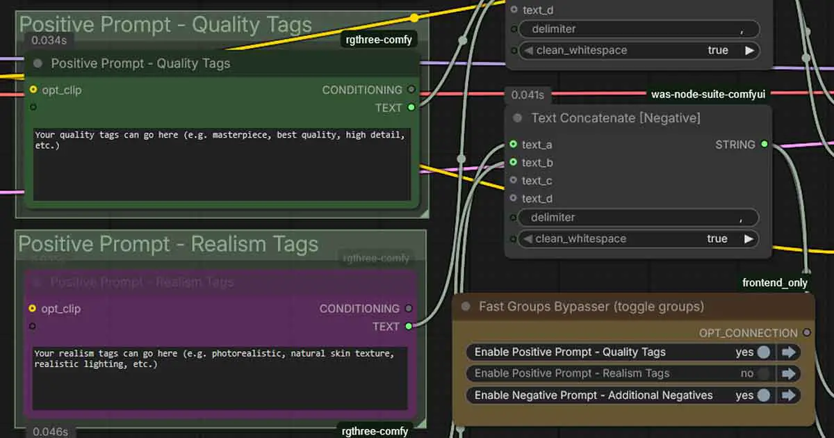 Modular Prompt Switches in ComfyUI - How I Do It (rgthree + WAS) - Tech ...