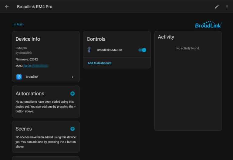 Setting Up The Broadlink RM4 Pro With Home Assistant - Quick Starter ...